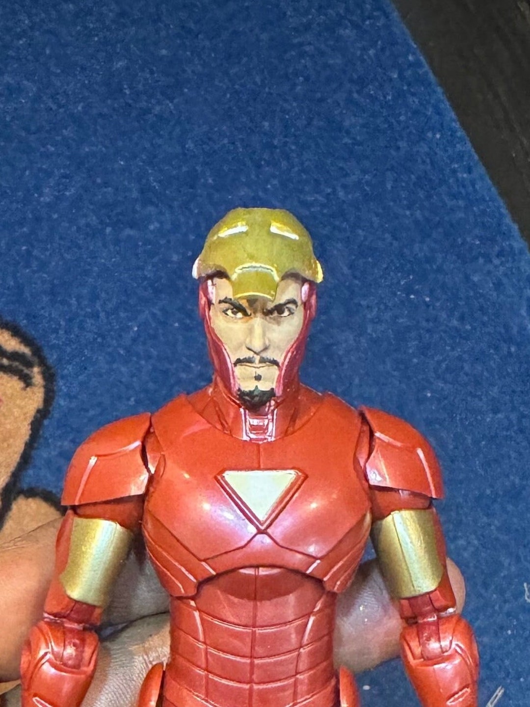 Metal Man Open Face Plate Head Sculpt (painted) ***FIGURE NOT INCLUDED ...