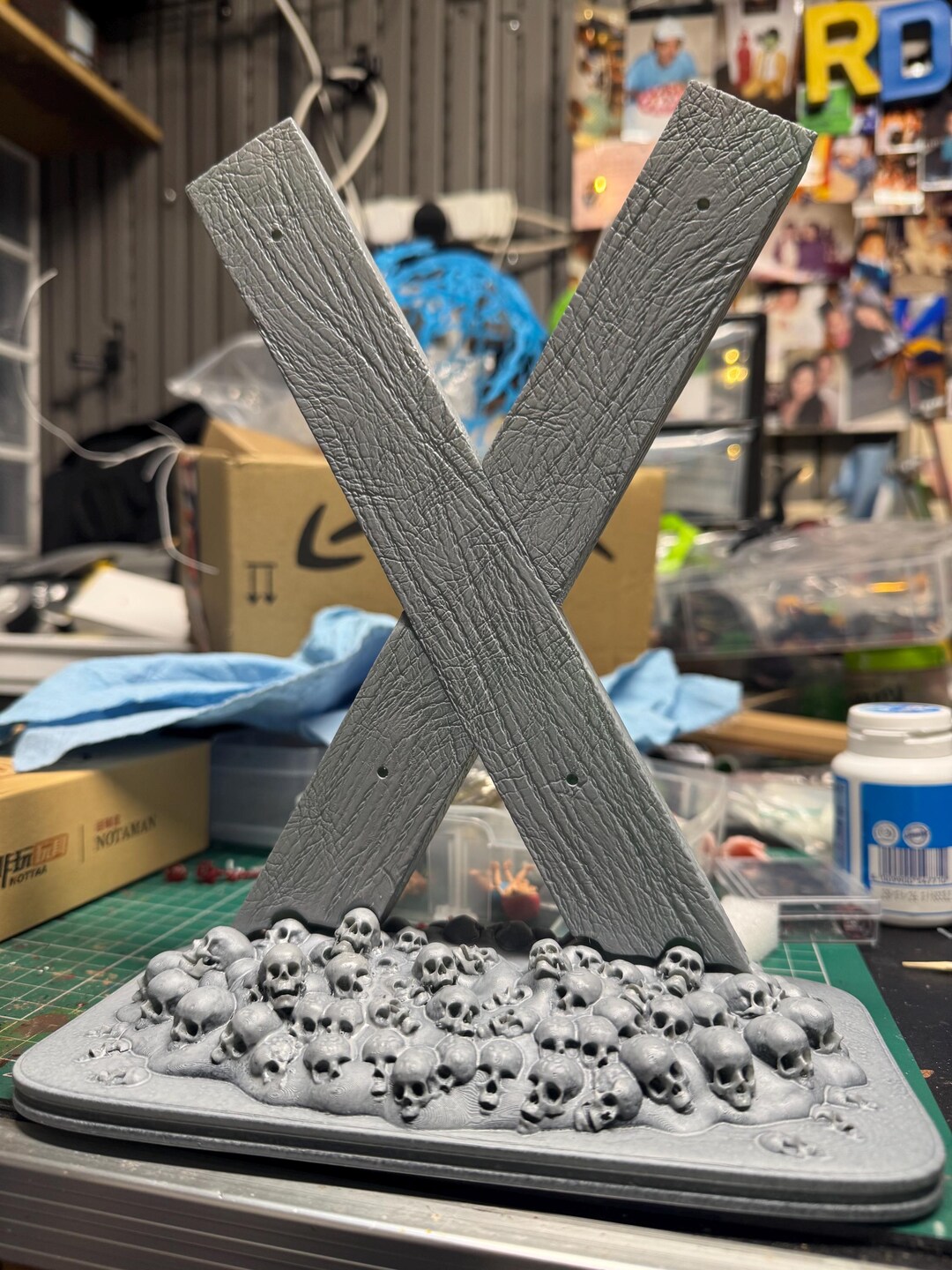Feral Man X Cross Base (unpainted) - Etsy