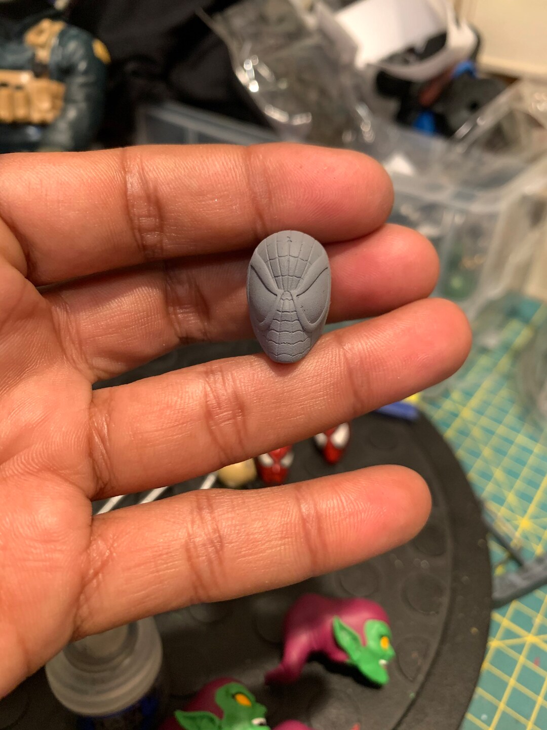 Insect Guy Wide Eyes Head Sculpt (unpainted) ***FIGURE NOT INCLUDED ...