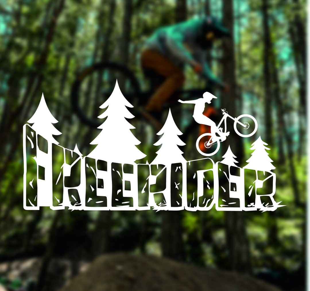 Mtb Aufkleber Vinyl Sticker Decal MTB Freerider Aufkleber DH Sticker ...