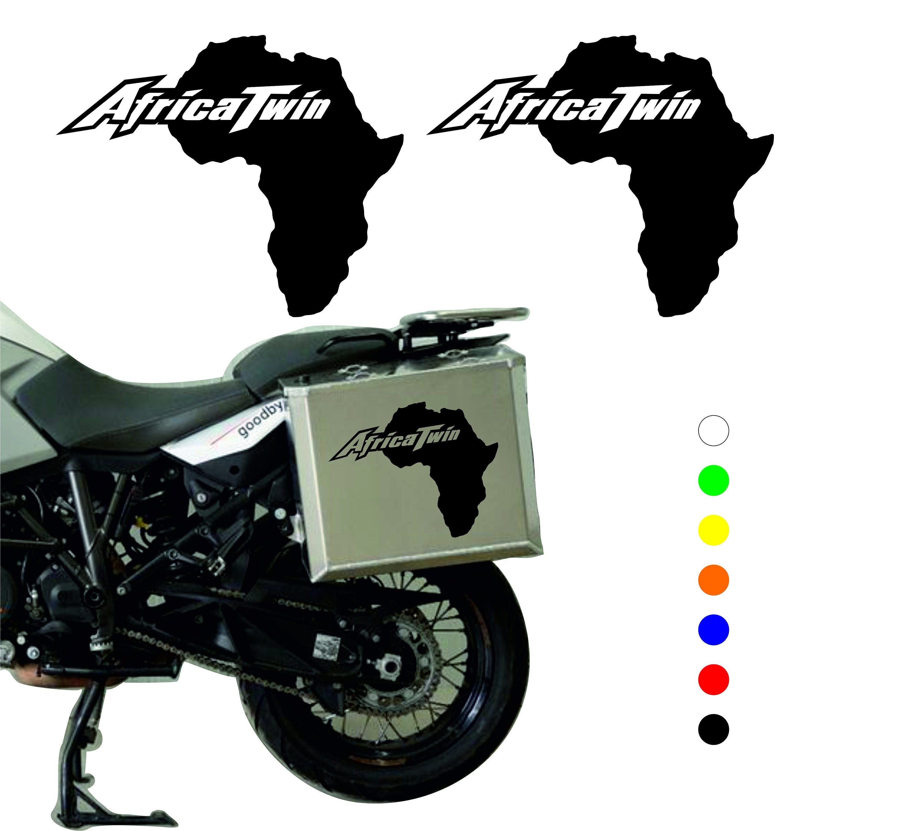 Motorcycle Sticker African Twin Sticker Motorcycle Decal for - Etsy