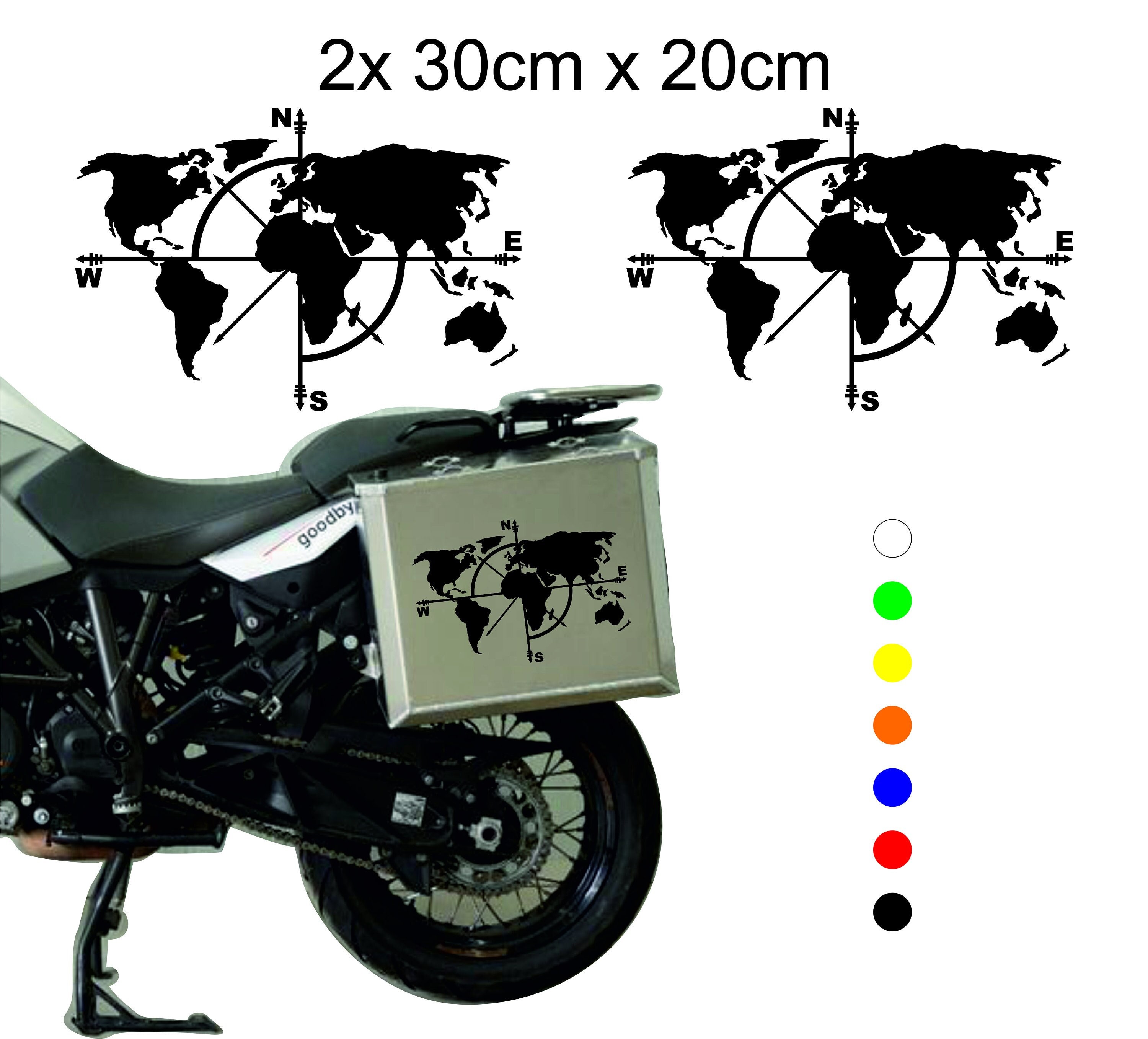Motorcycle Sticker Adventure Bike Decal Adventure Bike - Etsy