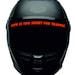 Motorcycle Visor Decal, Custom Text, Motorrad Helm Wunschtext, Helmet ...