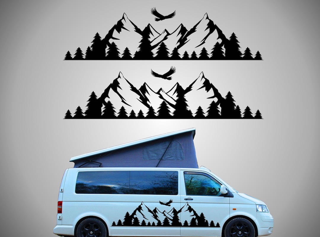 Camper Van Stickers Graphics, Camper Van Sticker Set, VW T5 Camper ...
