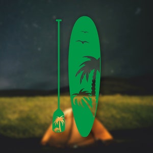 SUP Sticker, Stand up Paddle Board Sticker, SUP Bumper Sticker, Ocean ...