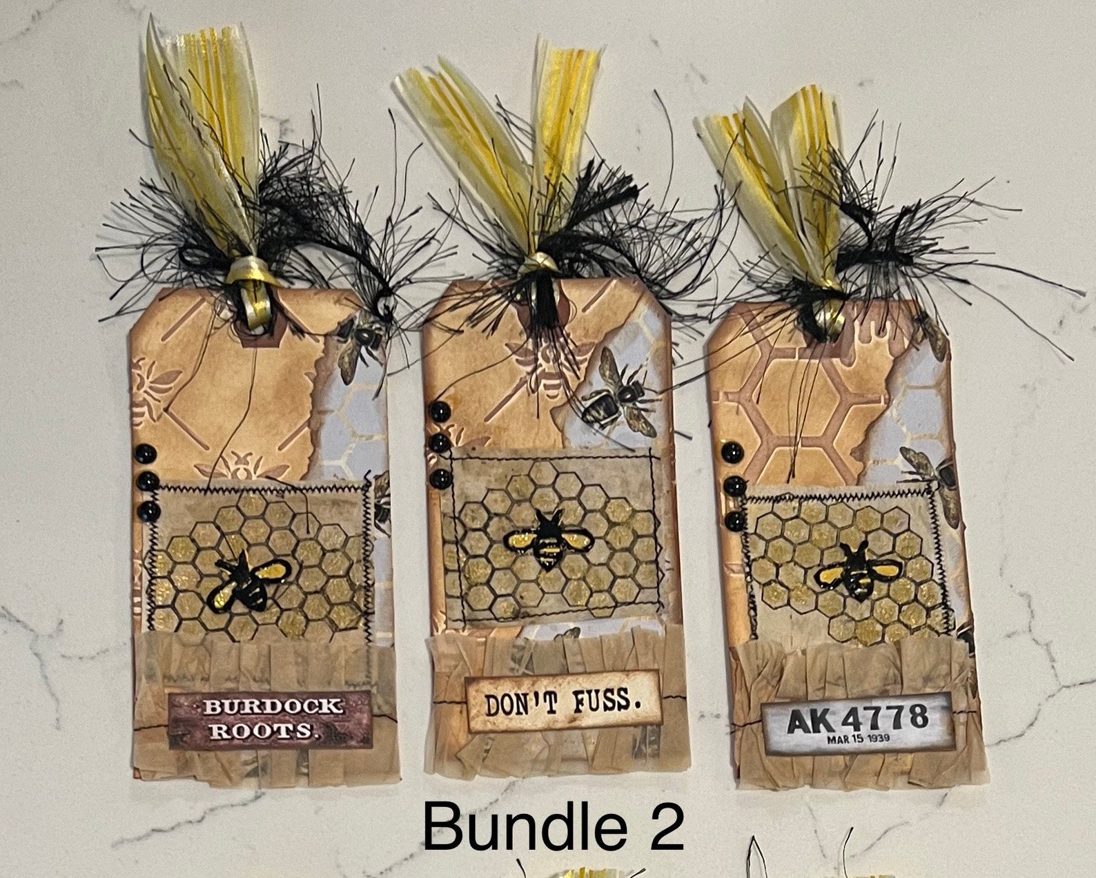 Bee Themed Tag - Etsy