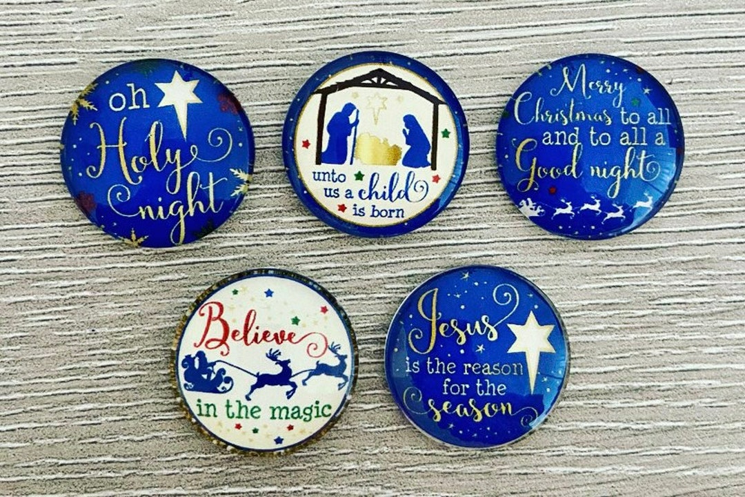 Nativity Magnets, Christmas Refrigerator Magnets, Holiday Fridge ...
