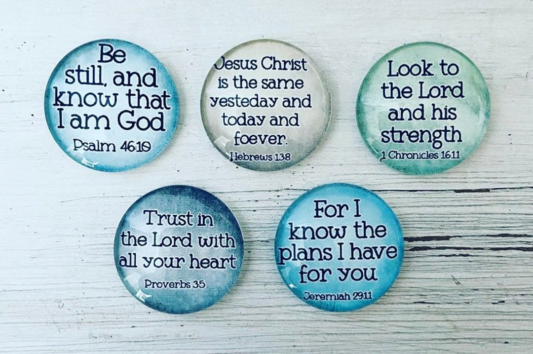 Bible Verse Magnets for Fridge Scripture Magnets for Board - Etsy