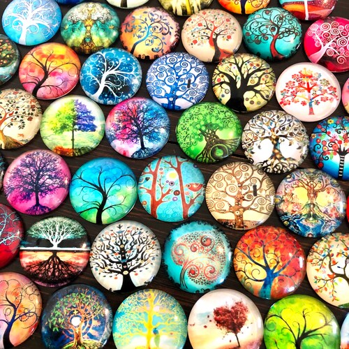 Tree of Life 1 Refrigerator Magnets Set of 7 - Etsy