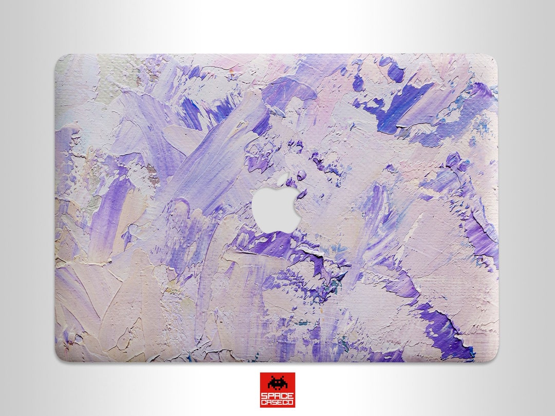 Pastel Violet Oil Paint MacBook Case: Modern Glam Plastic Cover - Etsy