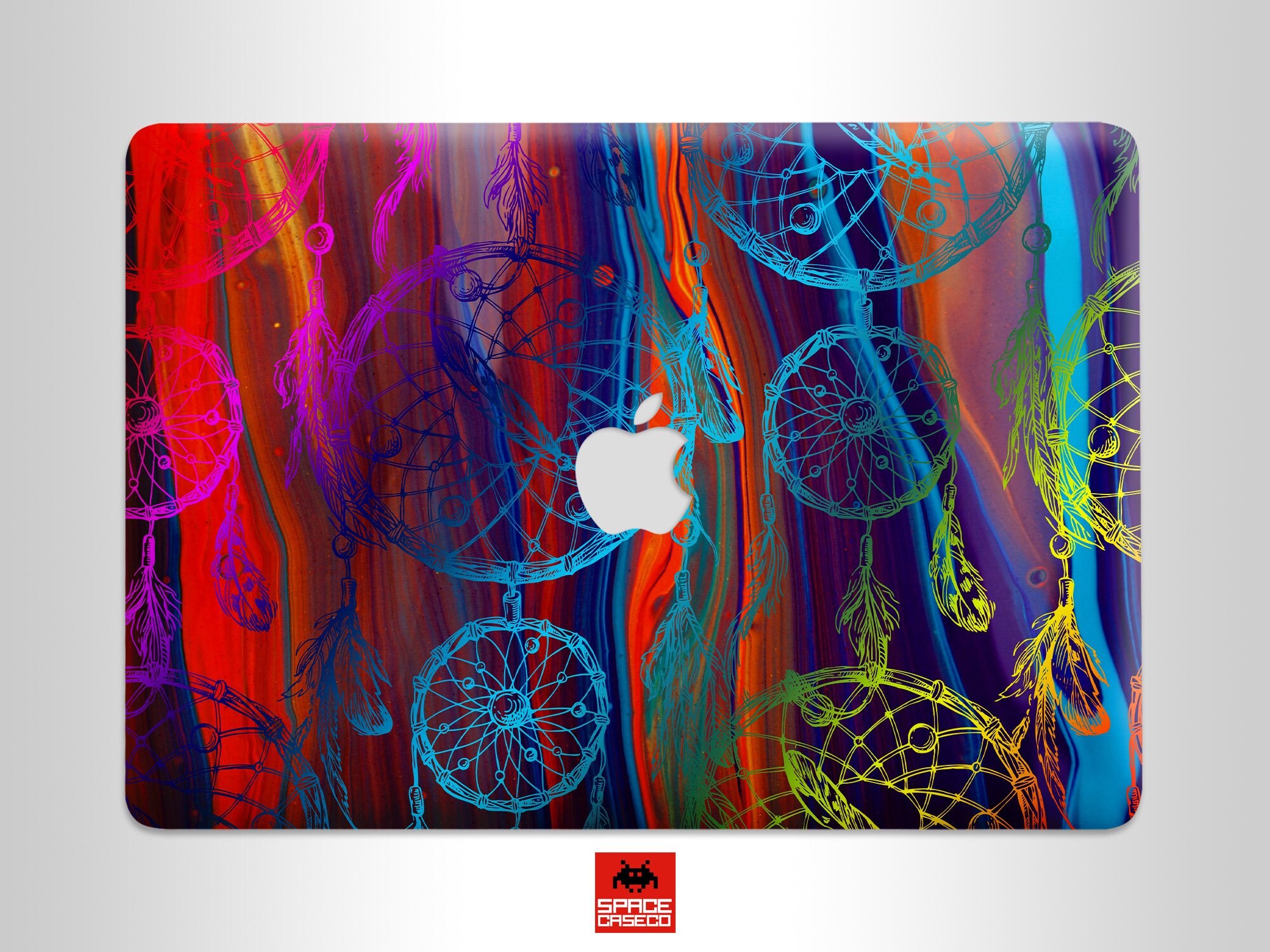 Blue Pink Dream Catcher Macbook Case Bohemian Macbook Pro 13 | Etsy