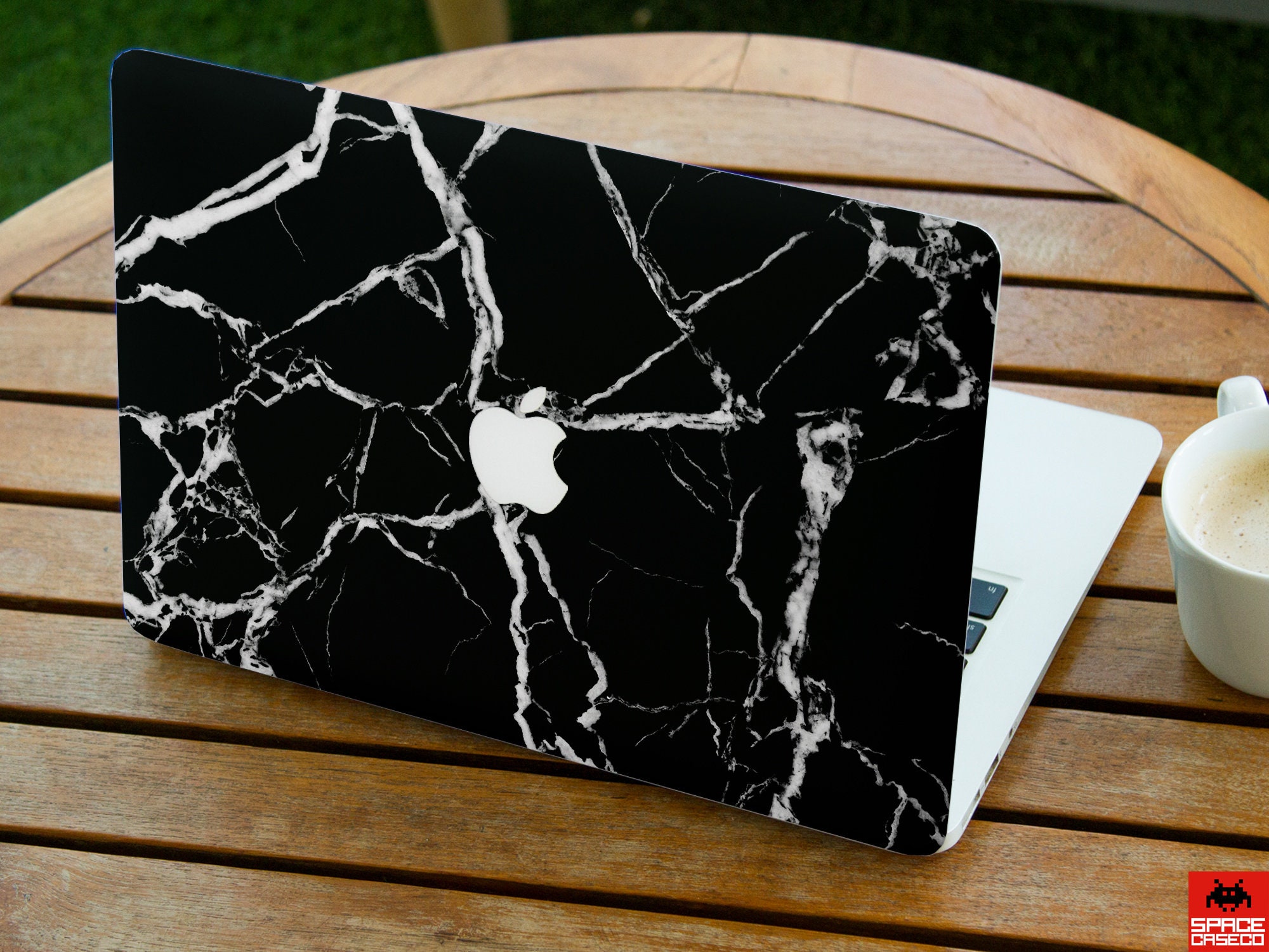 Black Marble MacBook Case: Hard Shell Plastic Cover - Etsy