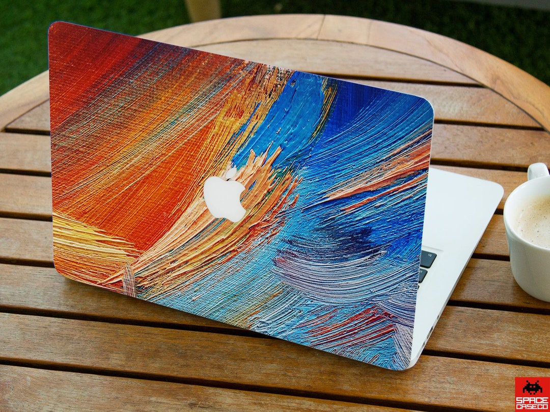 Colourful Paints MacBook Hard Plastic Shell Case Artistic Laptop Cover ...