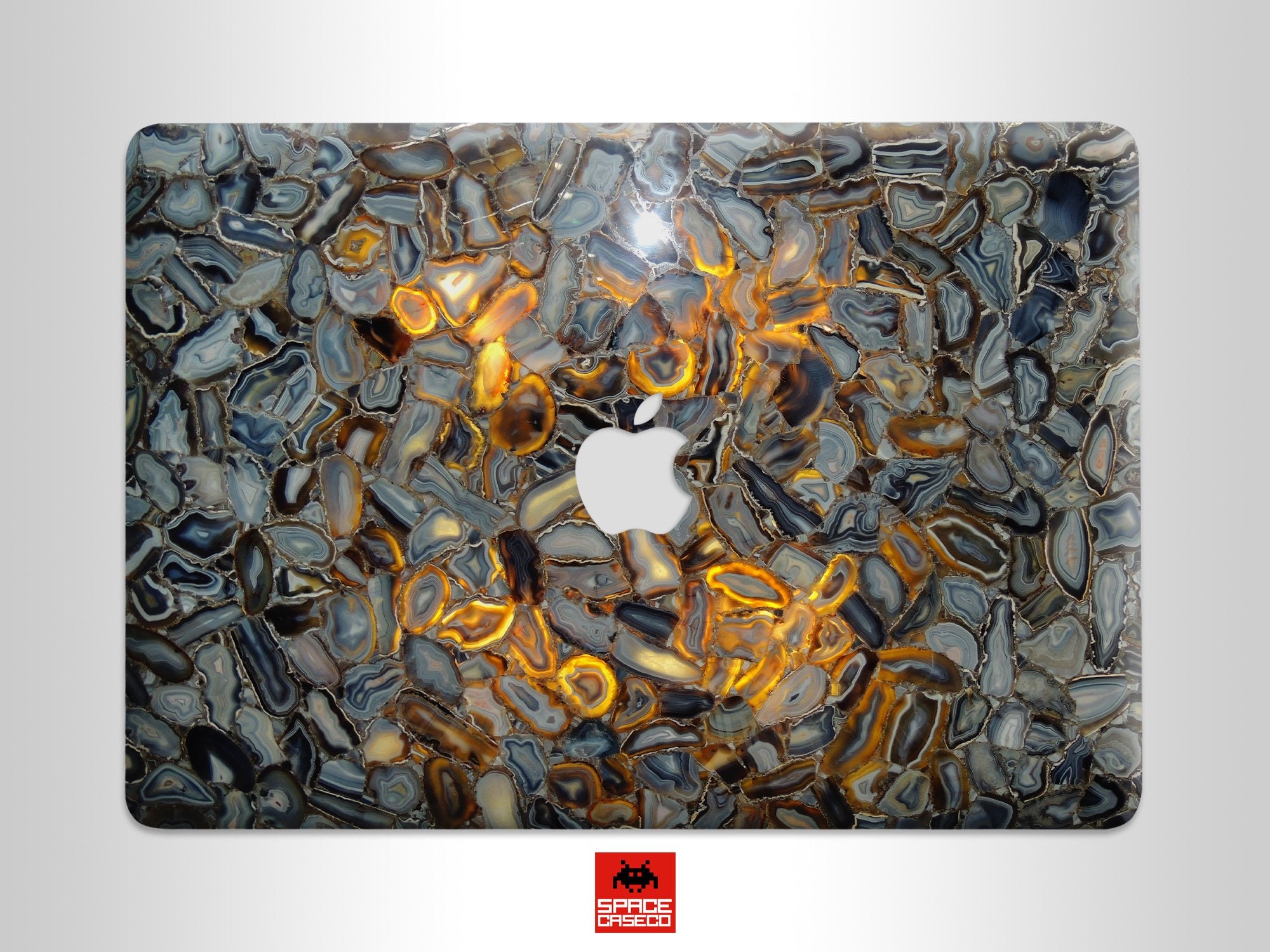 Sunny Sea Shell Macbook Pro 16 Inch Case Gray Marble Macbook - Etsy