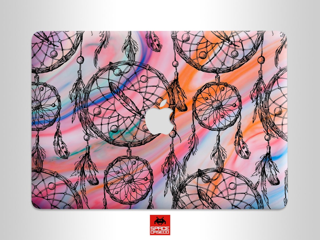 Blue Pink Dream Catcher MacBook Case Bohemian MacBook Hard Plastic ...