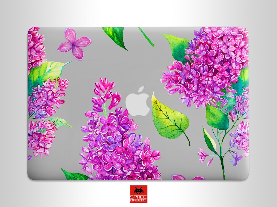 Lilac Flowers Clear Hard Plastic MacBook Air Case MacBook Pro Case ...