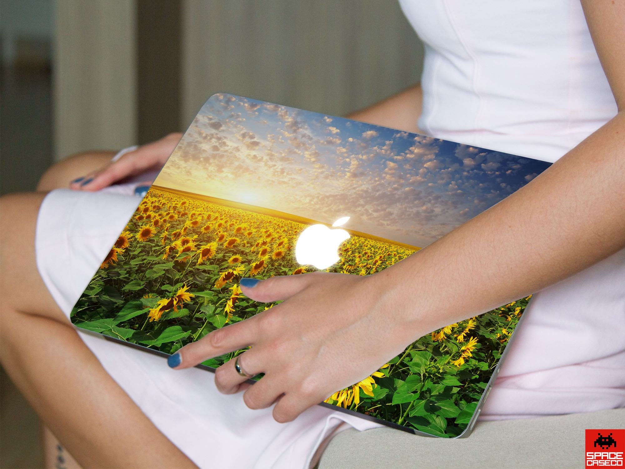 Sunflower Field Macbook Case Flower Case Mac Air 11 Hard Case | Etsy