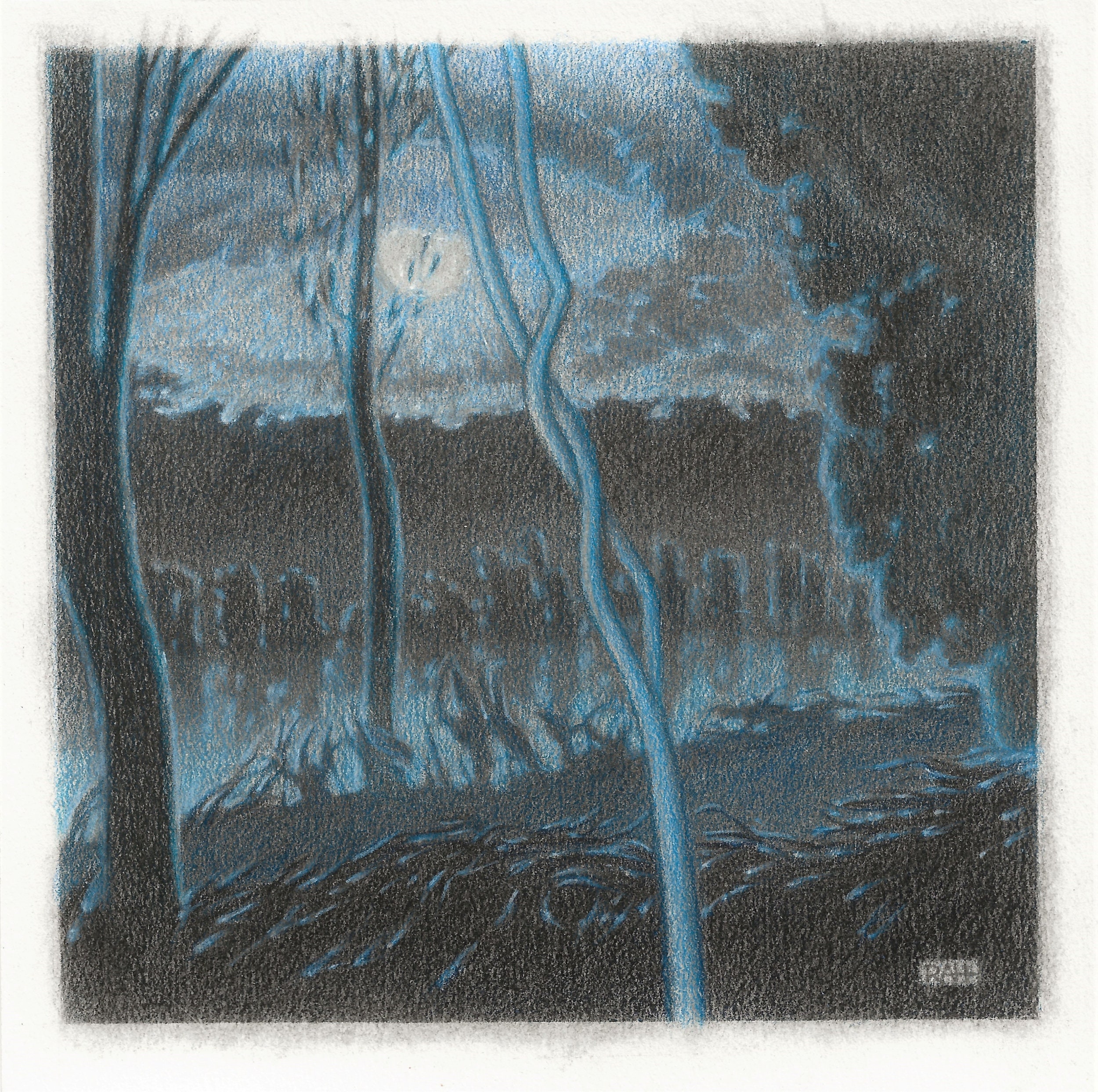 Breaking Through Paper Drawing