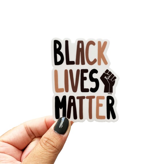 Black Lives Matter Sticker 3 Vinyl Sticker Stickers | Etsy