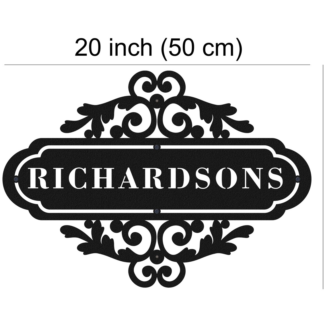 Family Metal Monogram Custom Sign Wall Art Decor Personalized - Etsy