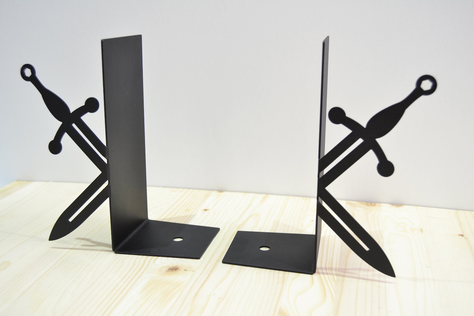 Sword Metal Bookend Metal Wall Art Home Decor Use at Library - Etsy