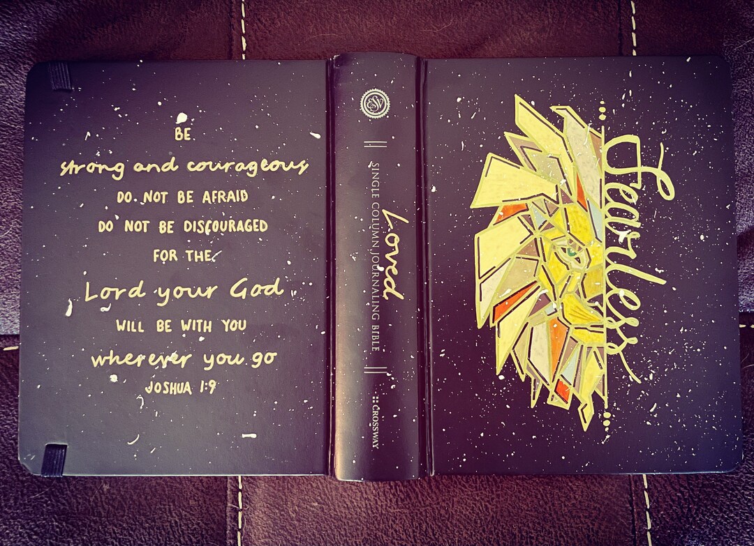 Custom Hand Painted Bibles for Men - Etsy