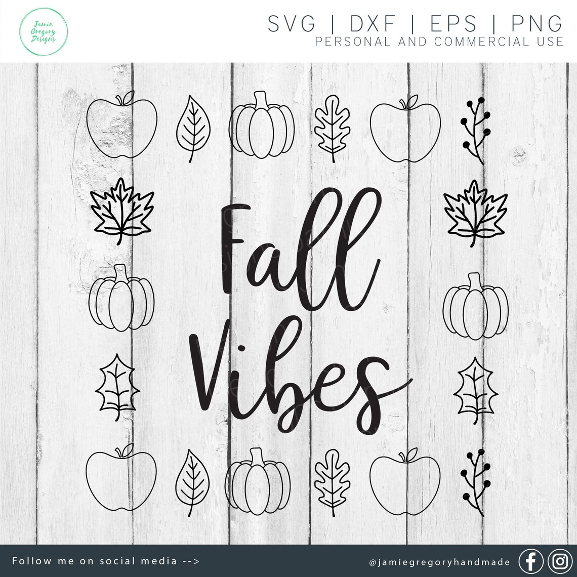 Fall svg Autumn svg Fall Cut File Fall Decor svg Fall | Etsy