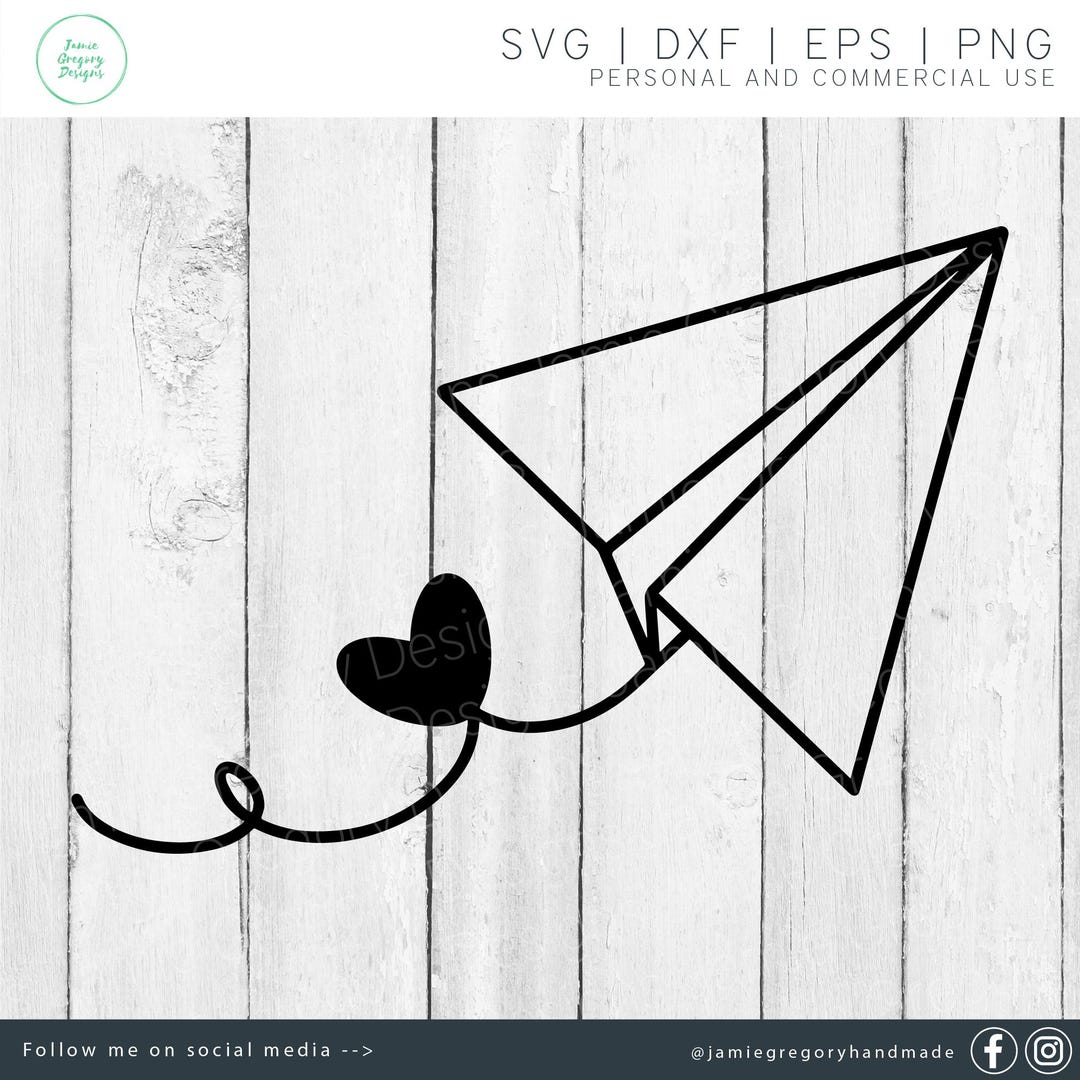 Paper Airplane Svg - Plane Route Svg - Paper Airplane Clipart - Paper ...