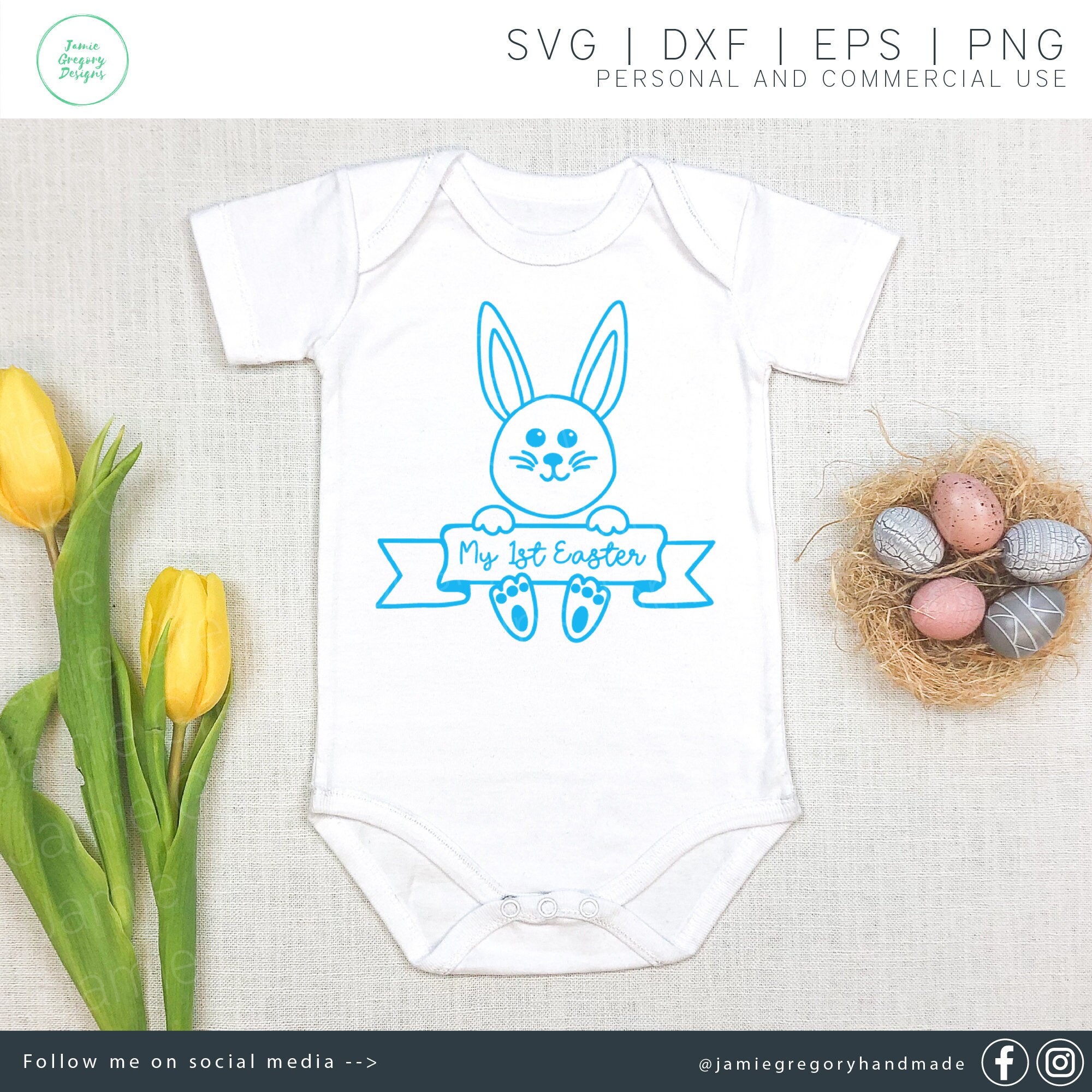 Easter svg Easter Bunny svg Baby Easter svg Happy Easter | Etsy
