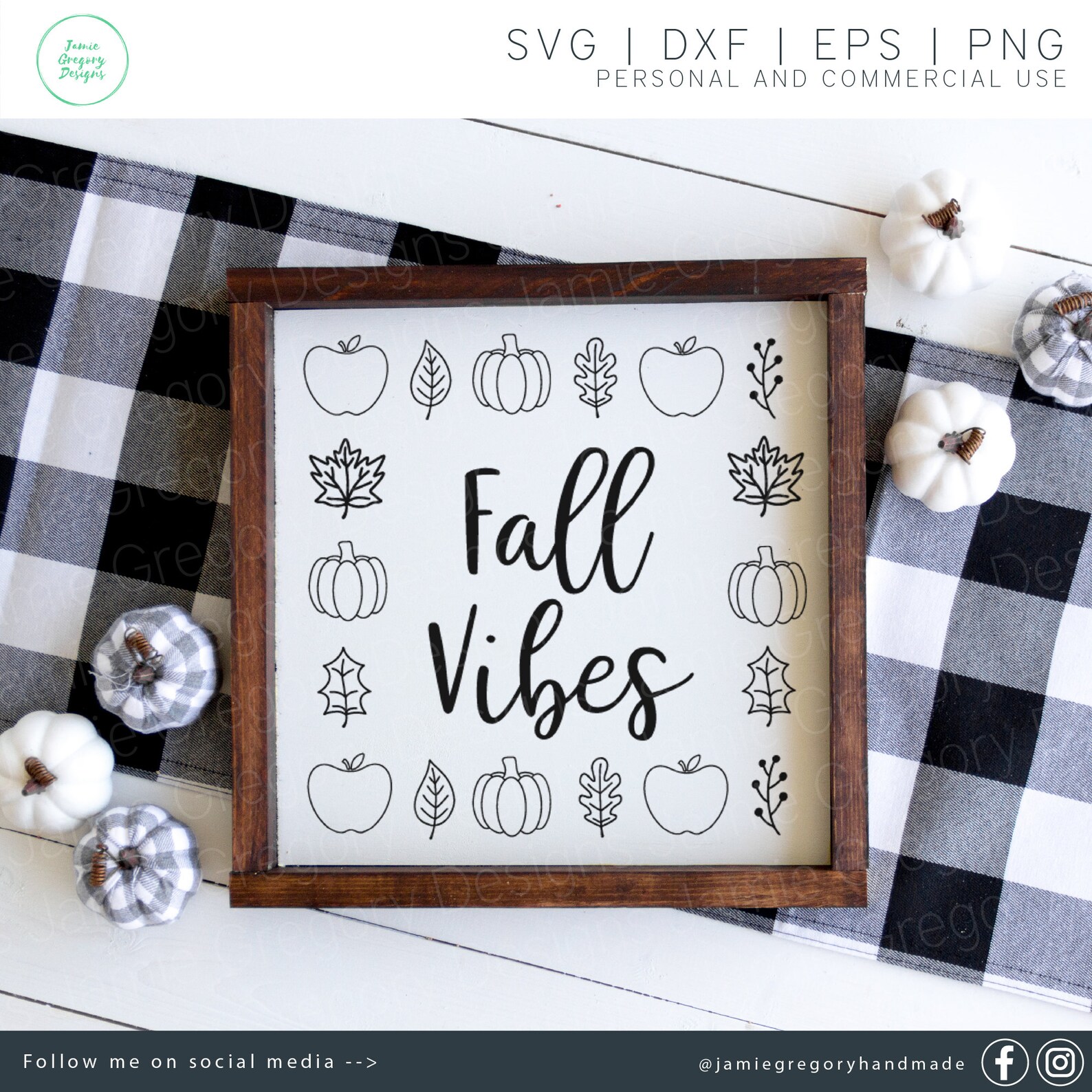 Fall Svg Autumn Svg Fall Cut File Fall Decor Svg Fall - Etsy