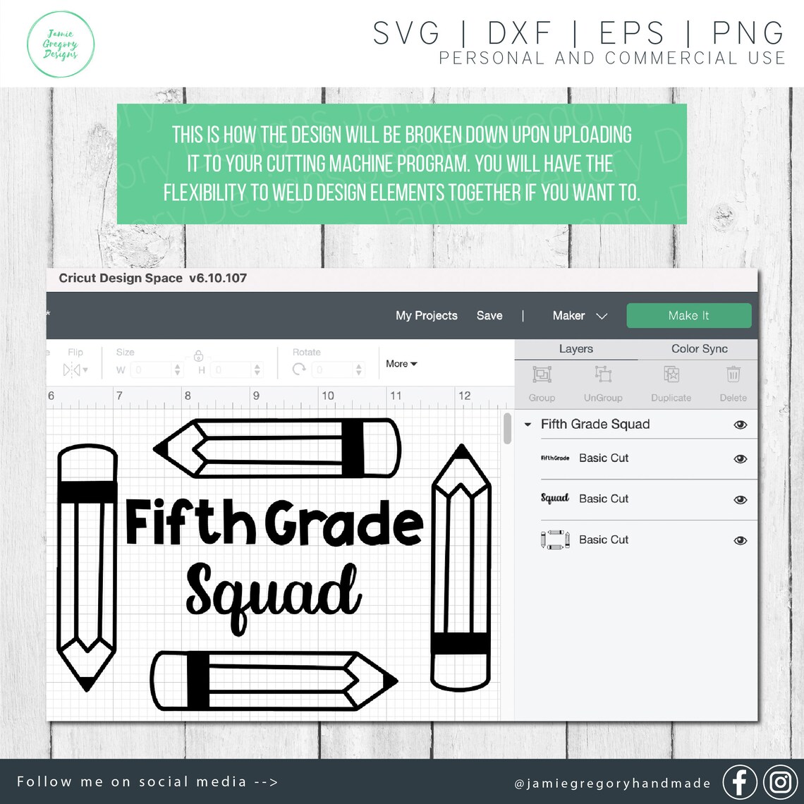 Fifth Grade Svg Fifth Grade Shirt Svg Fifth Grade Teacher - Etsy