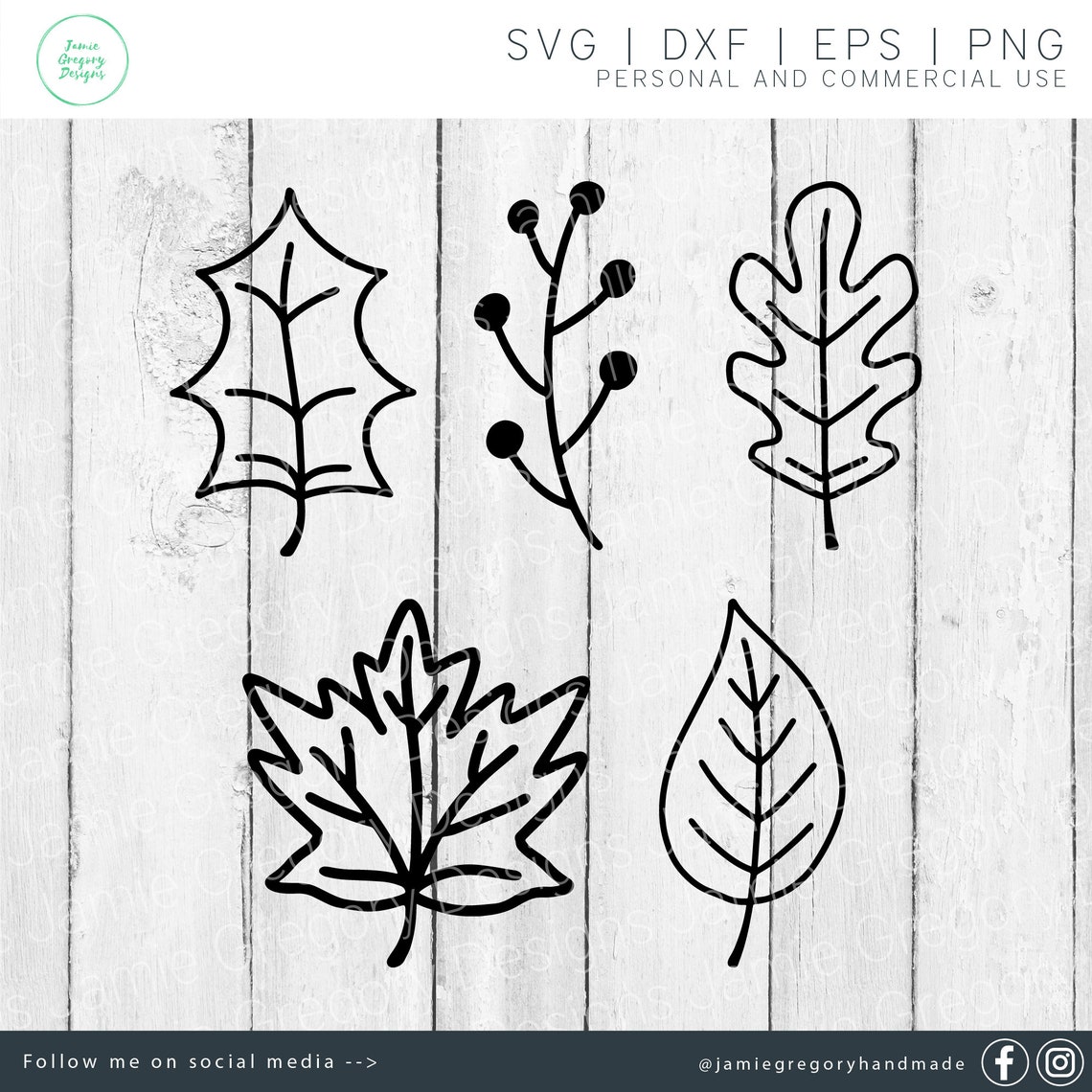 Fall Leaves Svg Bundle Fall Leaf Svg Bundle Fall Leaves | Etsy