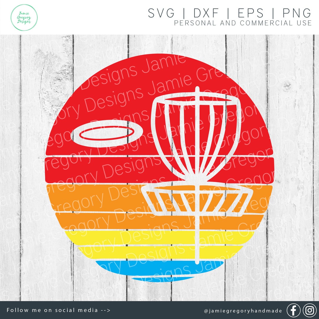 Disc Golf Svg - Disc Golf Cut File - Frisbee Golf Svg - Frisbee Golf ...