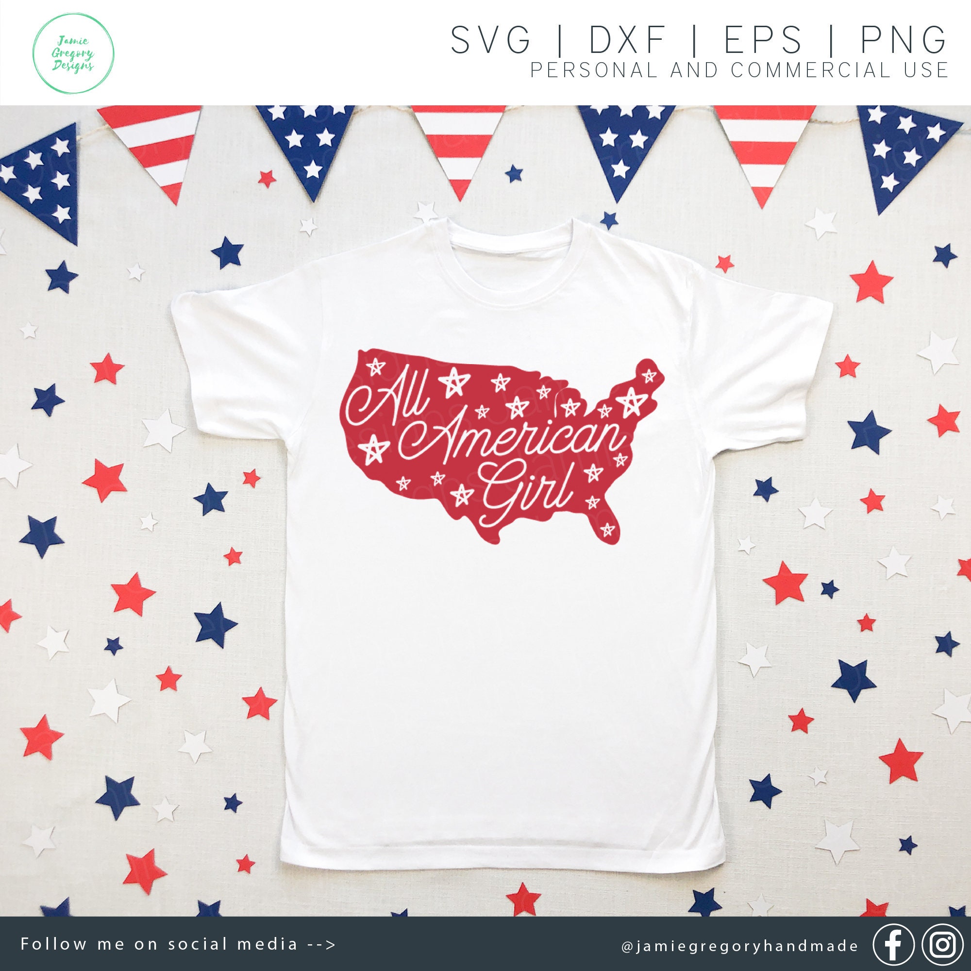 America Svg USA Svg Patriotic Svg Independence Day Svg - Etsy