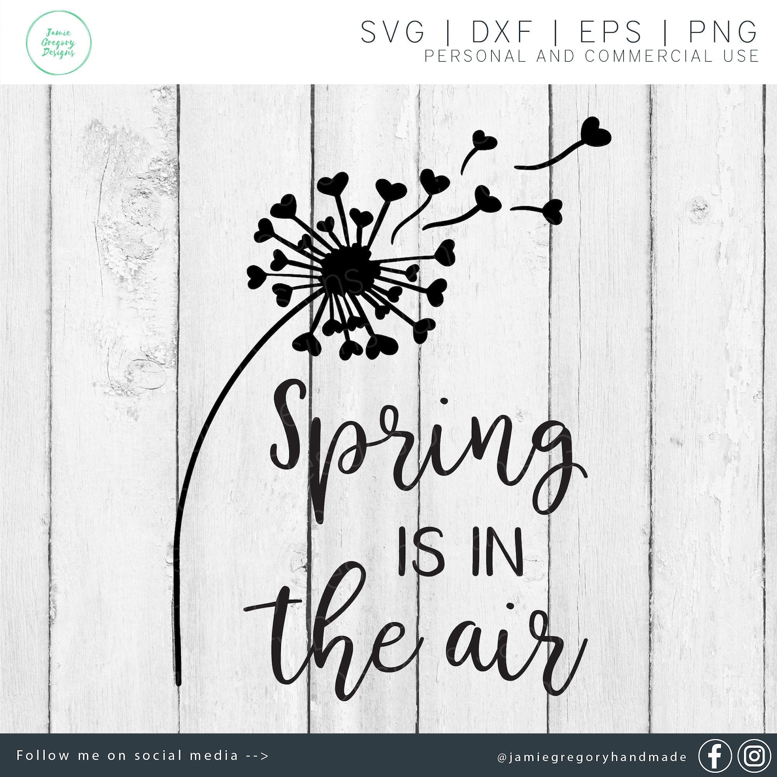 Spring Svg Spring Cut File Easter Svg Spring Decor Svg | Etsy
