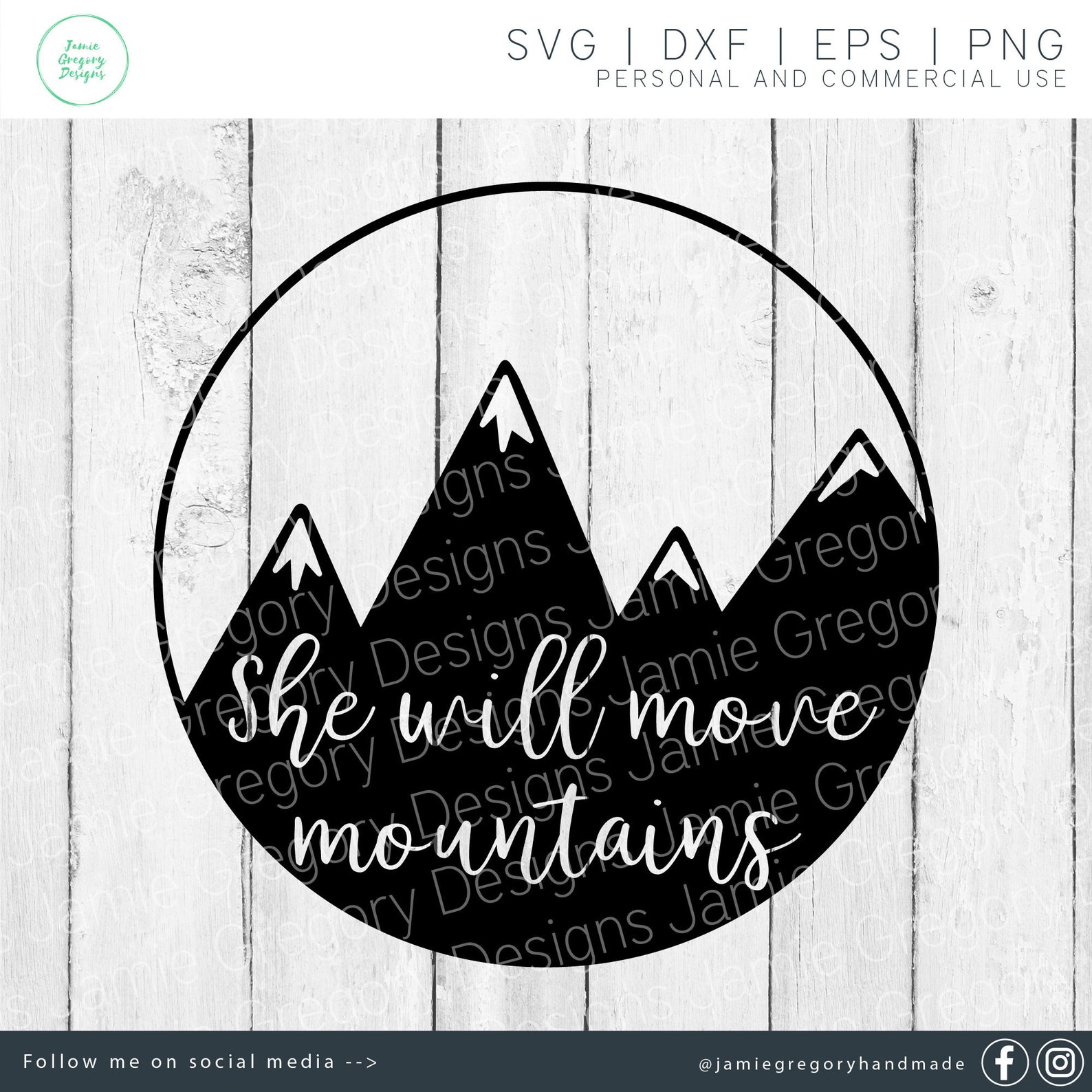 She Will Move Mountains Svg She Will Move Mountains Cut File - Etsy