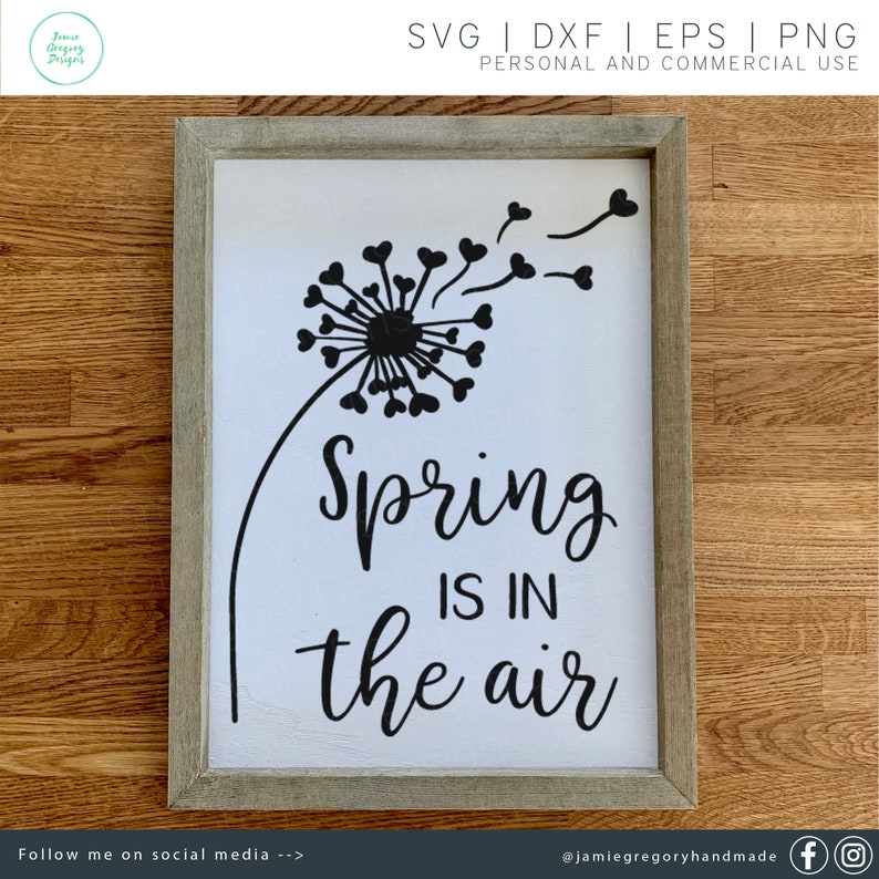 Spring Svg Spring Cut File Easter Svg Spring Decor Svg | Etsy