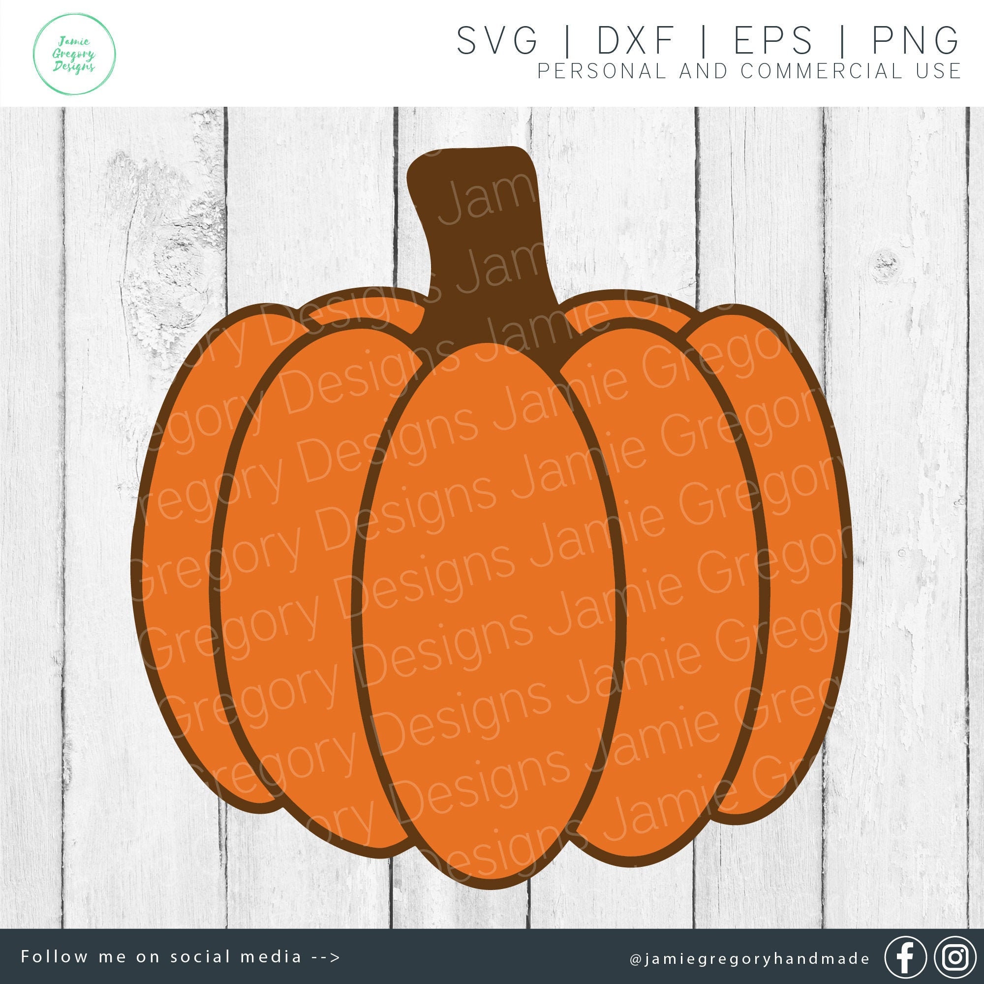 Pumpkin Svg Fall Svg Fall Pumpkin Svg Pumpkin Cut File | Etsy