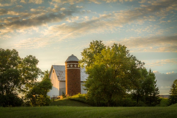 Farmhouse Decor Photo Rustic Country Wall Art White Barn - Etsy