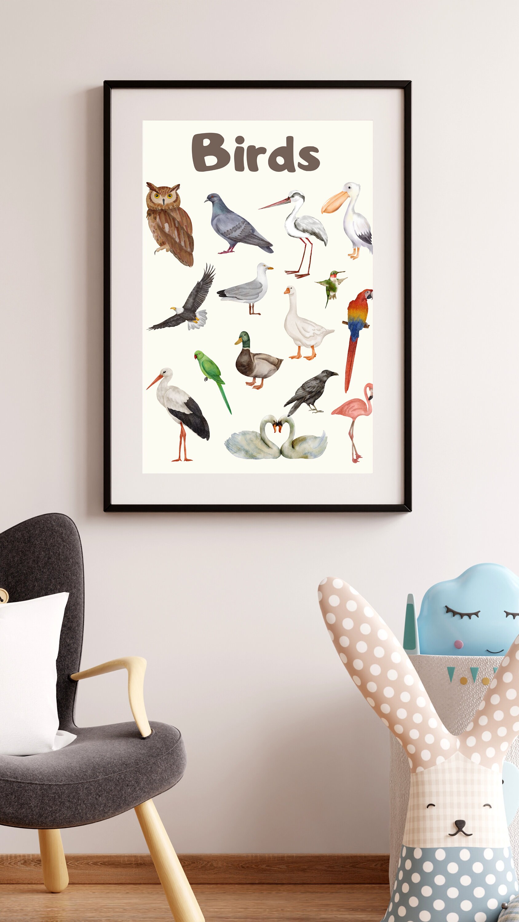 Educational Poster on Animals Digital Download Montessori - Etsy