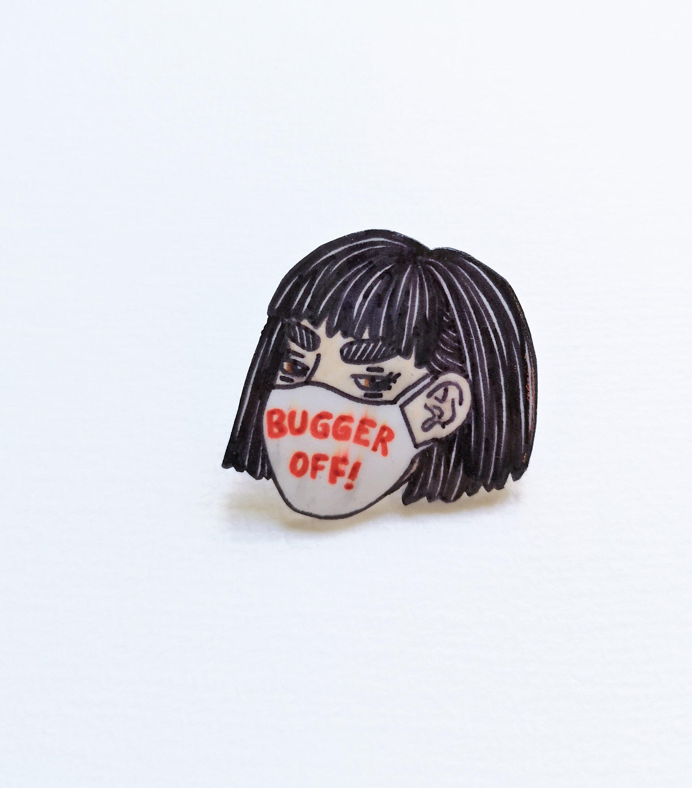 Pin Bugger Off - Etsy
