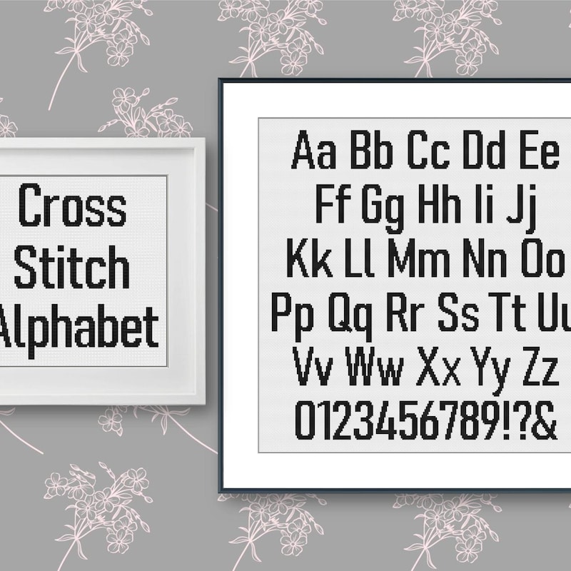 Cross Stitch Letters - Etsy