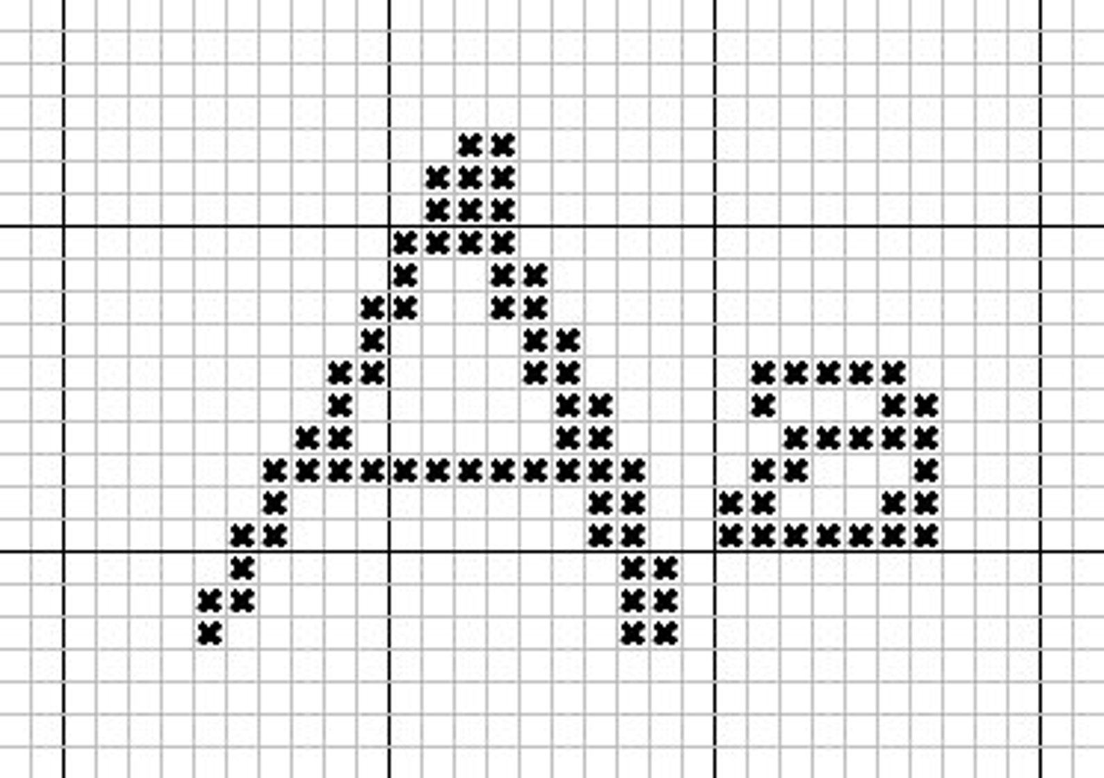 Modern Cross Stitch Alphabet Pattern Artistic Cross Stitch | Etsy