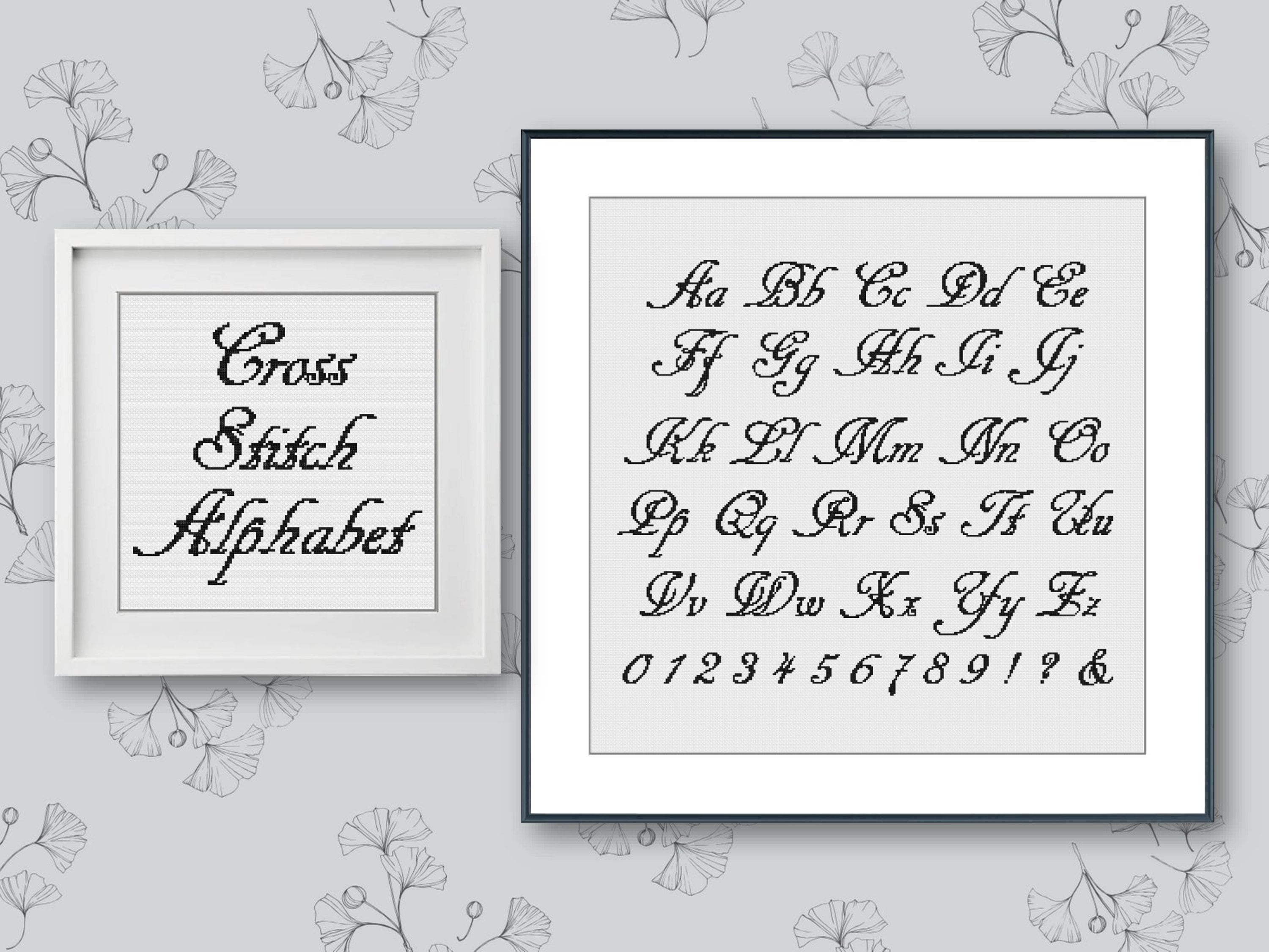 Fancy Cross Stitch Alphabet Fancy Cross Stitch Alphabet
