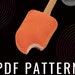 Felt Ice Pop - Downloadable PDF Pattern – DIY Play Food Sewing Pattern ...