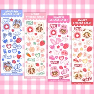 Stray Kids Inspired SKZOO Deco Sticker Sheet | for Polcos, Kpop Top ...