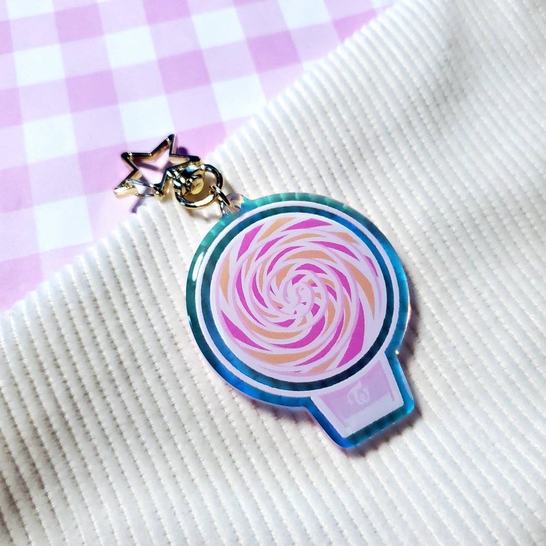 Twice Lightstick Keychain - Candy Bong Charm - Etsy