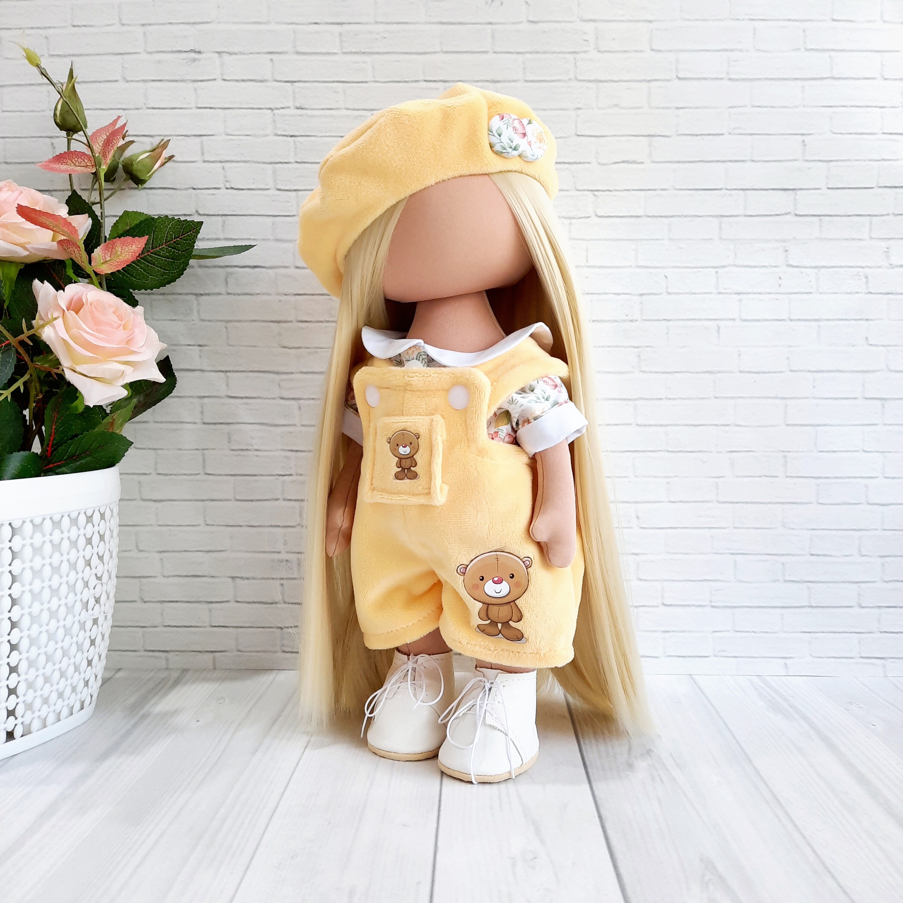 11 Inch Doll Clothes Sewing Pattern: Jumpsuit, Shirt, Beret (PDF) - Etsy