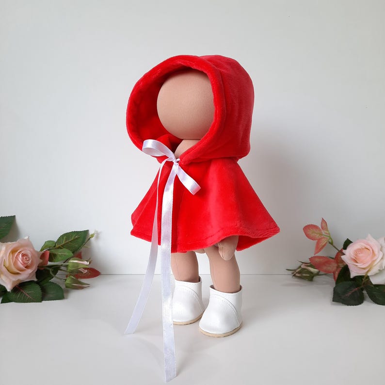 Little Red Riding Hood Doll Cape Sewing Pattern: 11 Inch Dolls (PDF ...