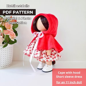11 Inch Doll Clothes Pattern, PDF Doll Clothes Pattern, Sewing, DIY ...